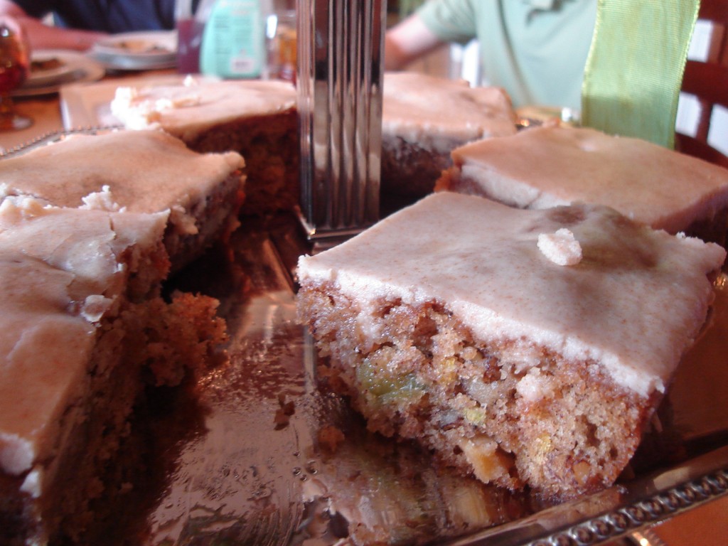 Cooking With Elise – Green Tomato Spice Cake with Brown Butter Icing